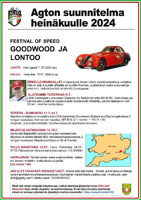 Tulevat tapahtumat :: agto